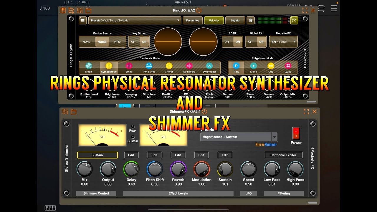 Rings Physical Modeling Synth - On SALE for a Limited Time & Bonus App ...