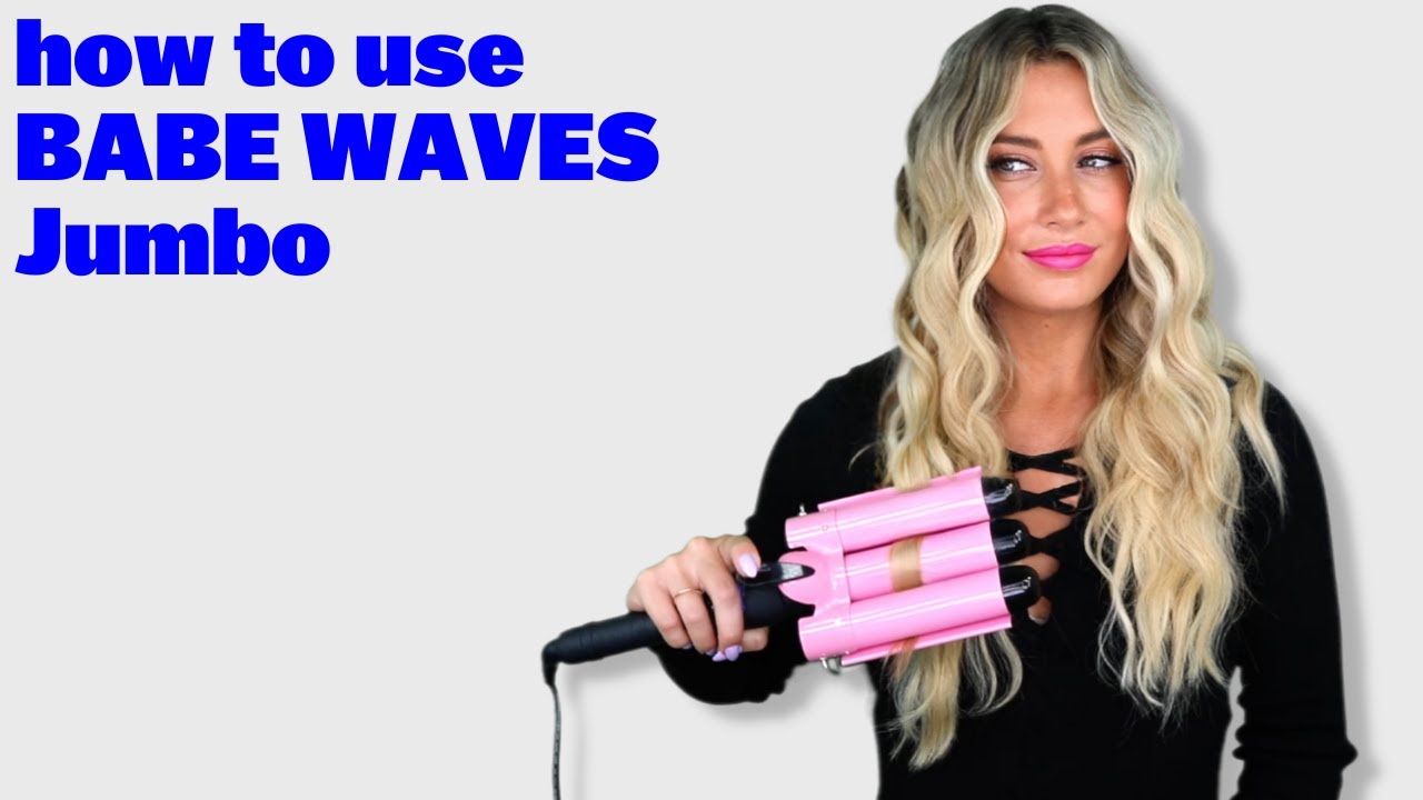 Babe Waves Jumbo For Creating Loose Mermaid Hair Waves How To Use A