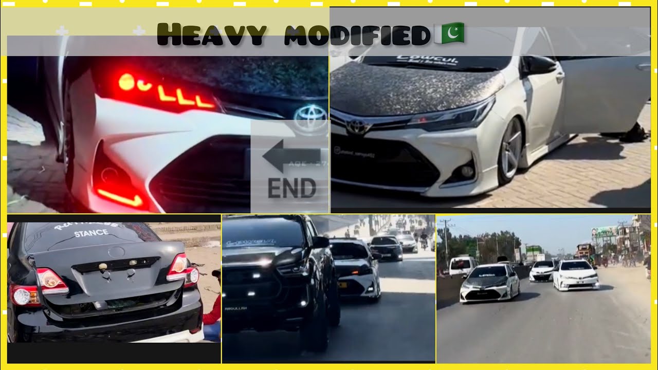 Toyota corolla modified || 🔥😲heavy modification corolla grande || - YouTube