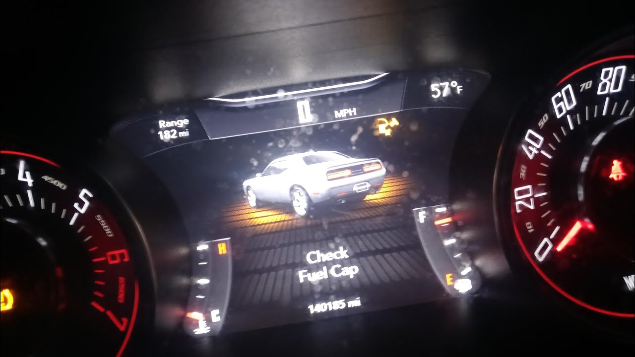 HOW TO FIX 2015 Dodge Challenger Scat Pack. Check Fuel Cap . part 2 - 2 ...