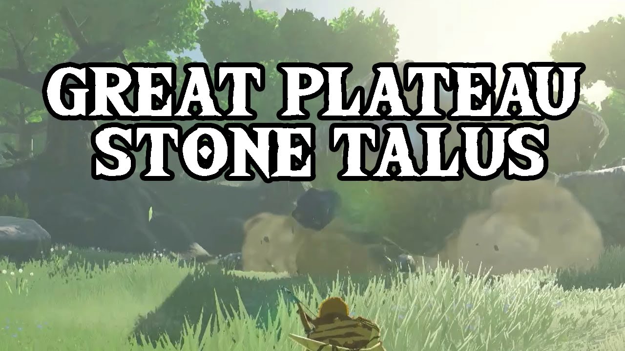 Great Plateau || Stone Talus - The Legend of Zelda: 2023 - YouTube