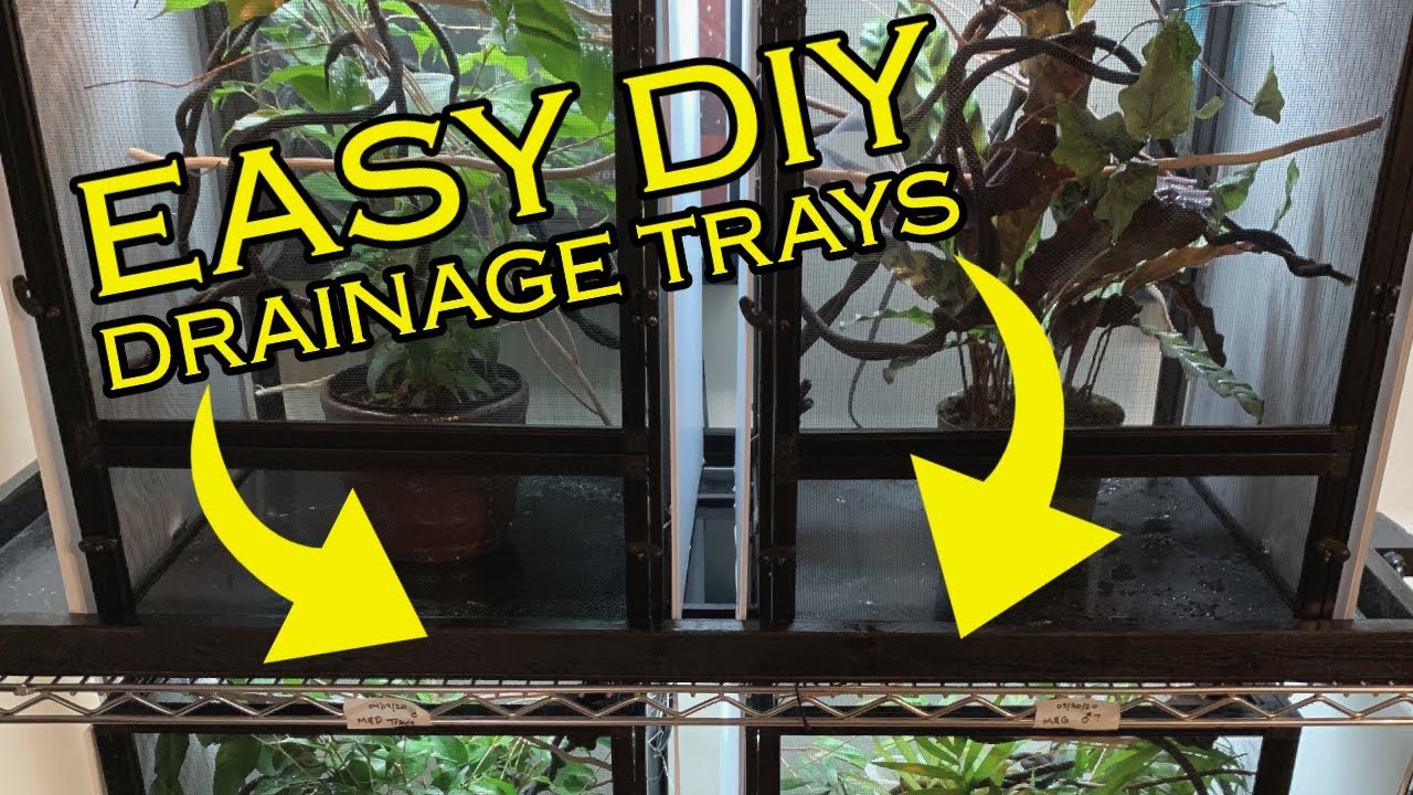 DIY Drainage Trays - YouTube
