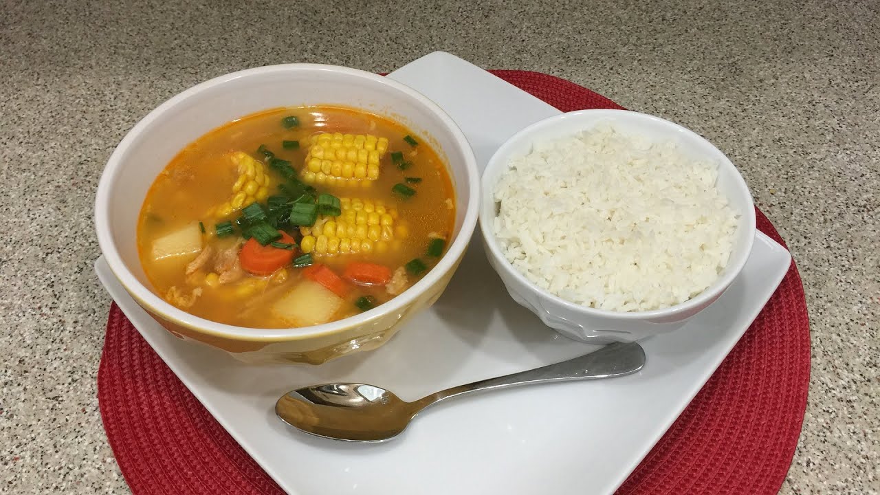 Guiso de maíz con pollo fácil y rápido de preparar / Con Maíz De Latas ...
