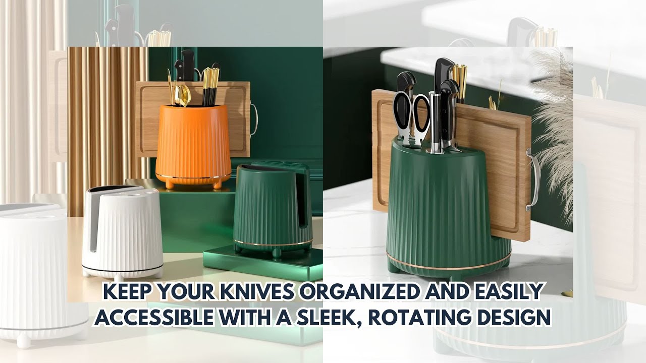 Rotating Knife Holder - YouTube