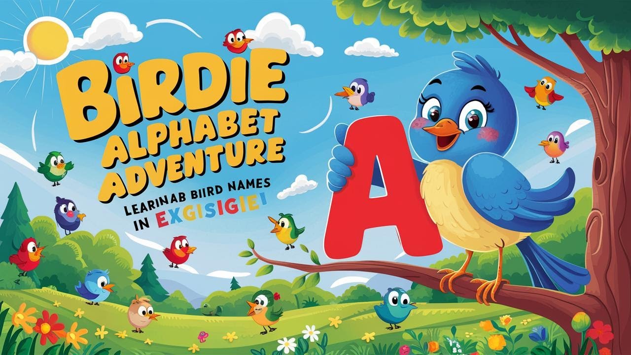 Birdie Alphabet Adventure - Learn Bird Names in English | Kidslore TV ...