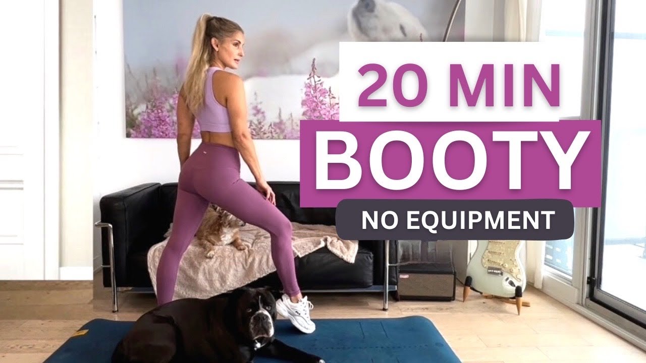 The Best At Home Booty Workout No Equipment No Repeat Exercises
