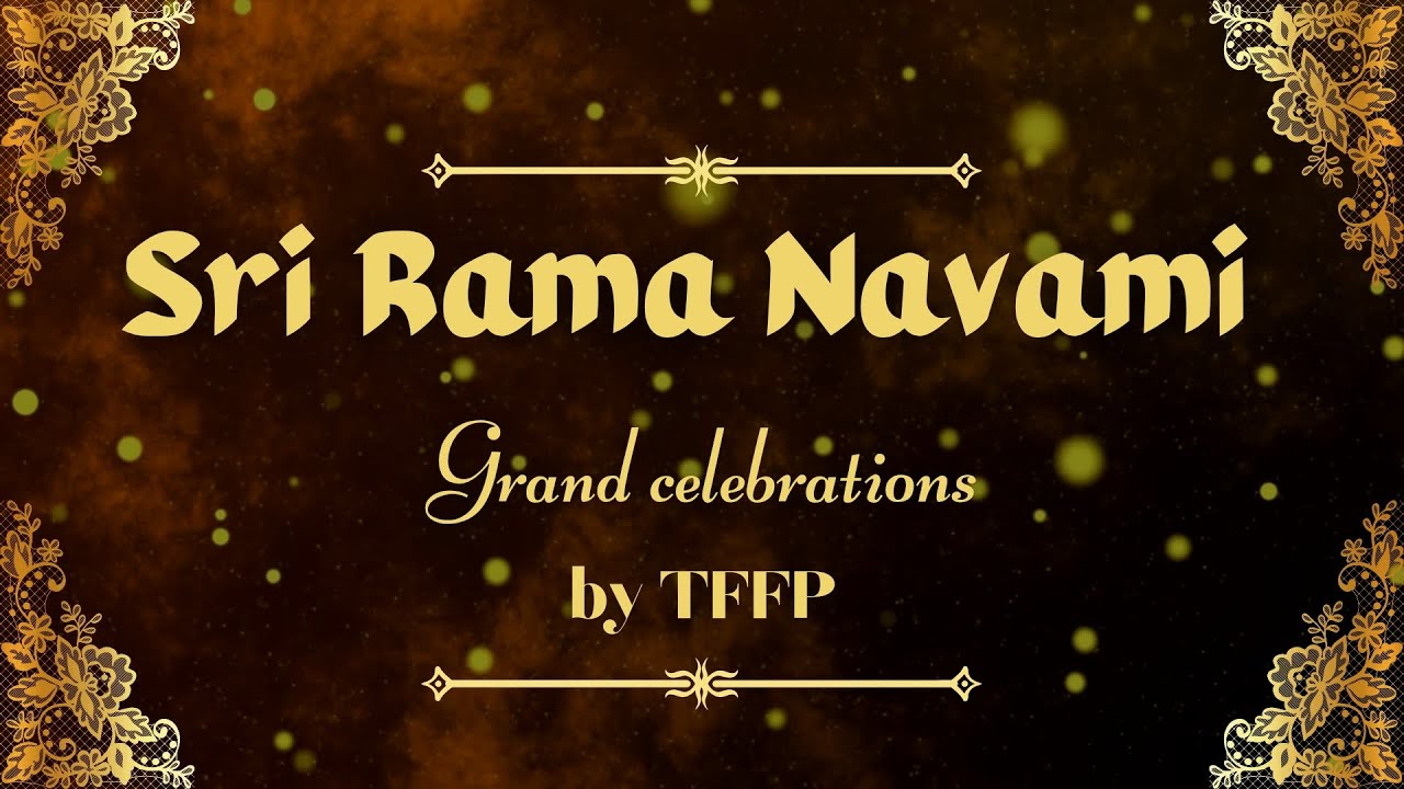 Sri Rama Navami Celebrations 2025 - Invitation - YouTube