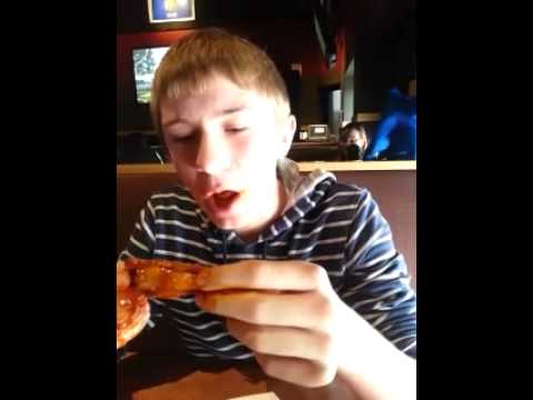 Caleb Buffalo Wild Wings Blazing Challenge Winner - YouTube