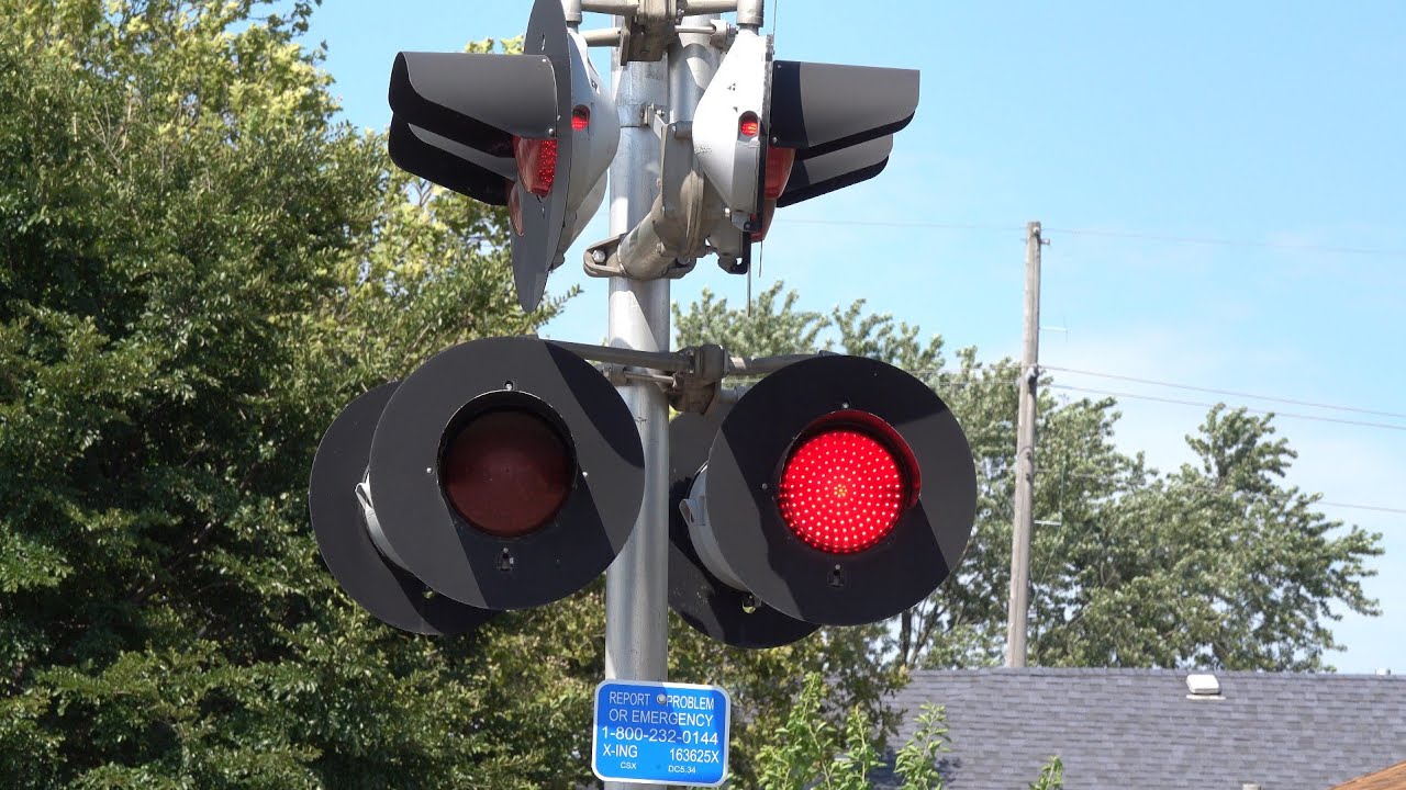 Railroad Crossings With WCH 2nd Generation LEDs Lights Compilation ...
