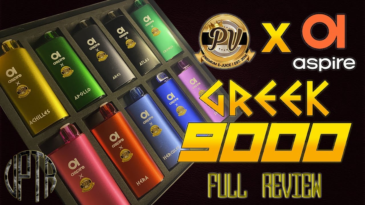 GREEK 9000 - PASTRY VAPORS x ASPIRE - YouTube