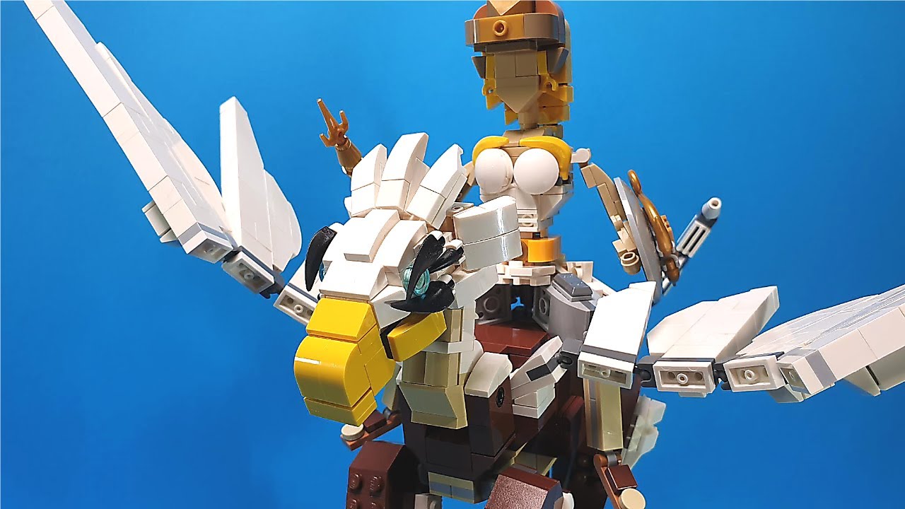 Lego griffin MOC / 레고로 만든 그리핀 - YouTube