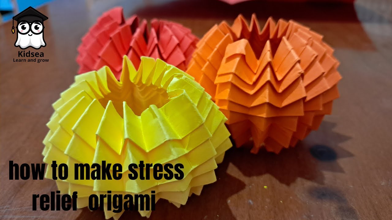 Kidsea|how to make stress relief origami easy tutorial|Kidsea|Shazia ...