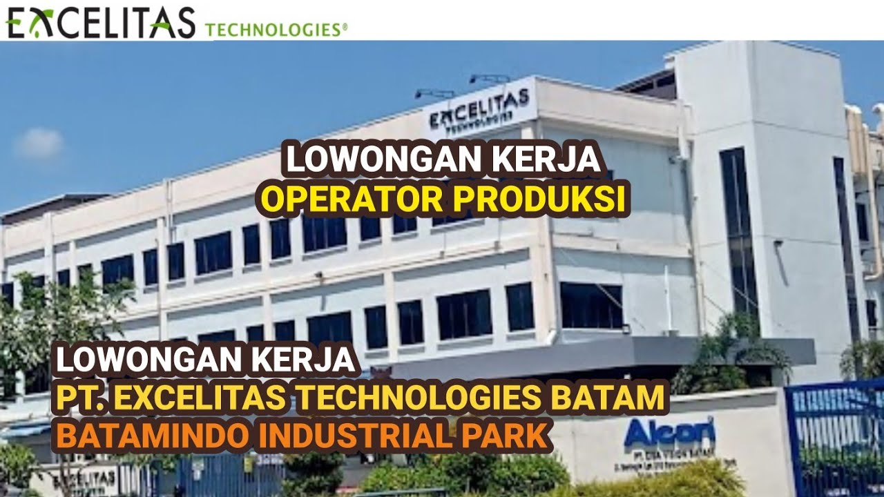 Lowongan Kerja Operator Produksi Batam Hari Ini PT Excelitas ...