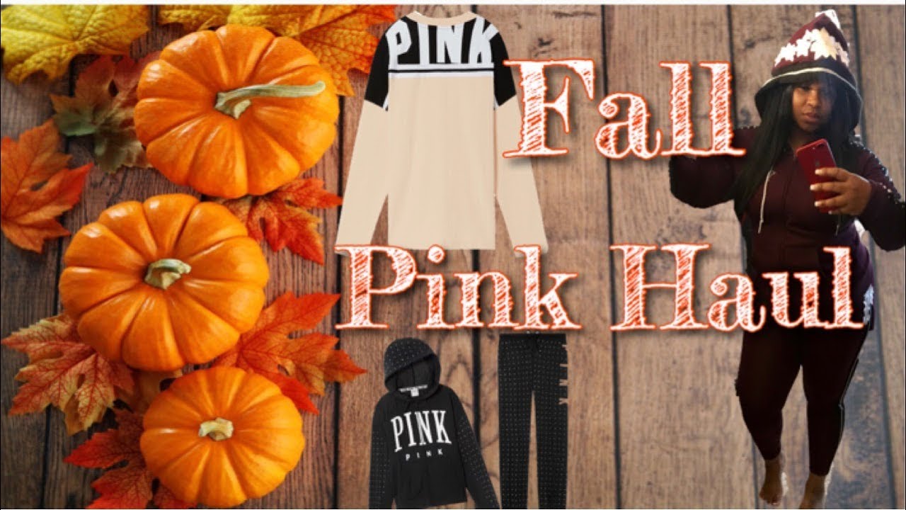 HUGE HUGE FALL PINK HAUL 2018 - YouTube