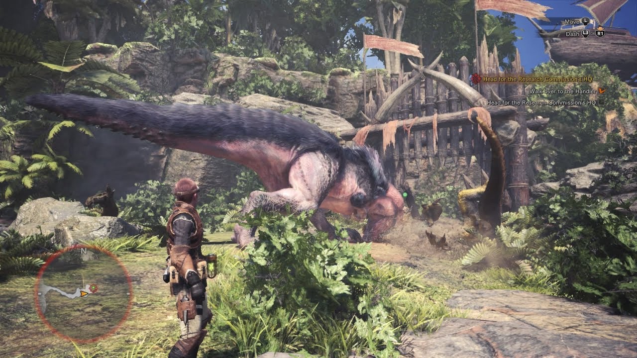 Monster Hunter: World gameplay under 5 minutes - YouTube