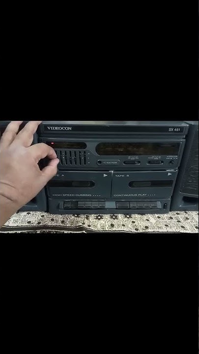 Videocon Two in One Dual Cassette Player & Recorder - YouTube