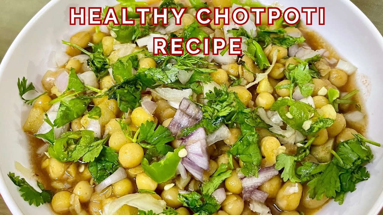 Healthy Chotpoti Recipe| Vegan White Pea Recipe(Street Food) - YouTube