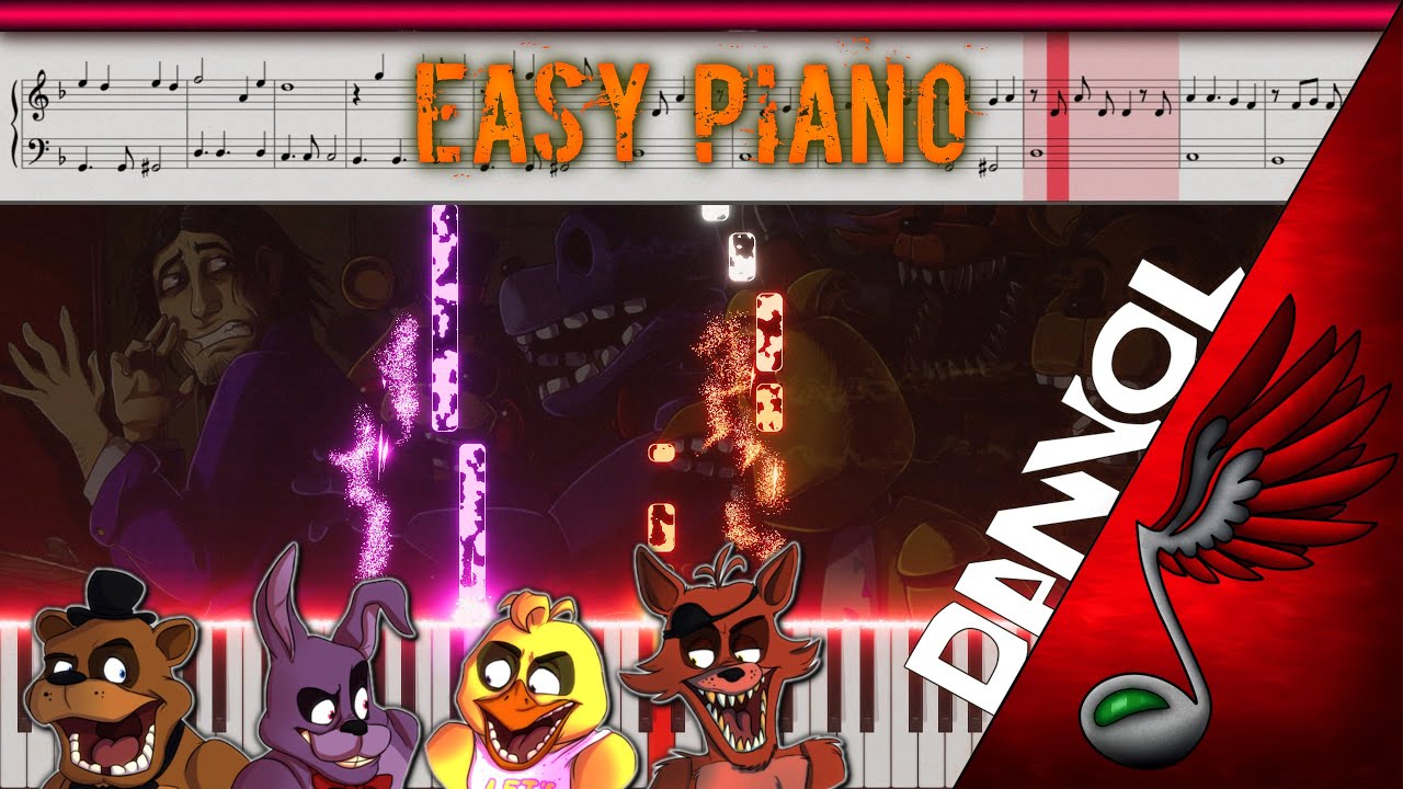 [FNAF SONG] TryHardNinja - After Show | Easy Piano Tutorial - YouTube