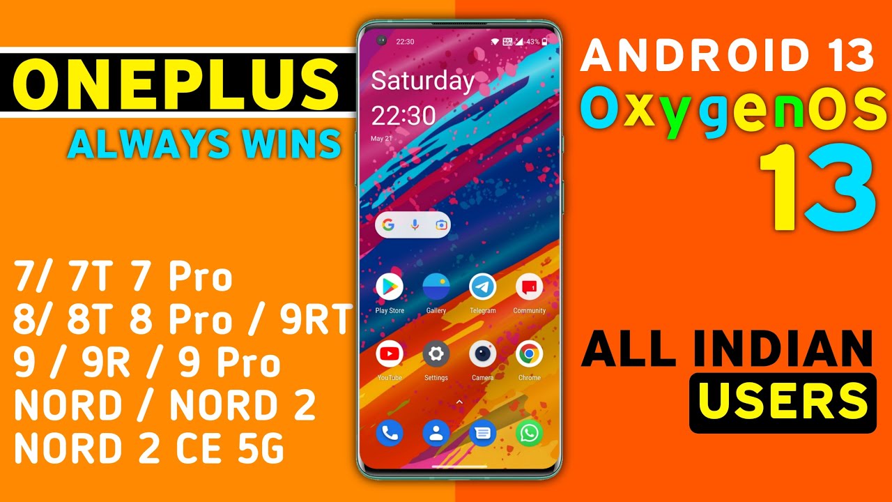 Oneplus OxygenOS 13 Android 13 Update | oxygen OS 13 Device List | Nord ...