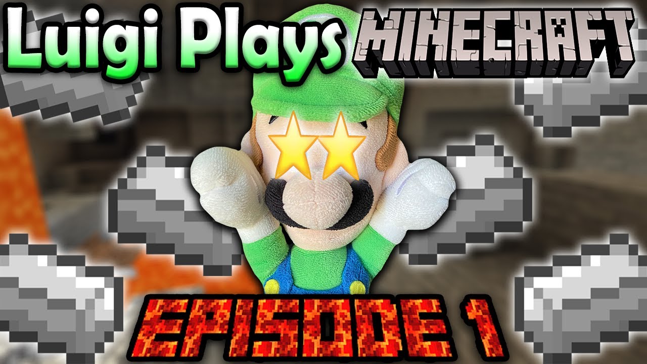 Luigi Plays Minecraft! Episode 1 ~ Iron Galore! - YouTube