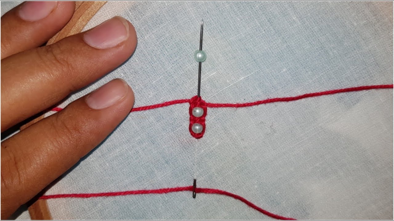 Hand Embroidery New Needle Trick Work With Needle And Needle Design ...