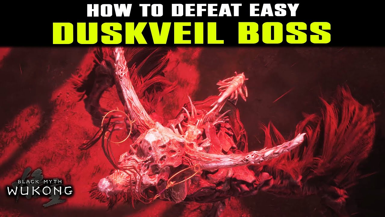 How to BEAT DUSKVEIL BOSS EASY Explained | Black Myth Wukong | Secret ...