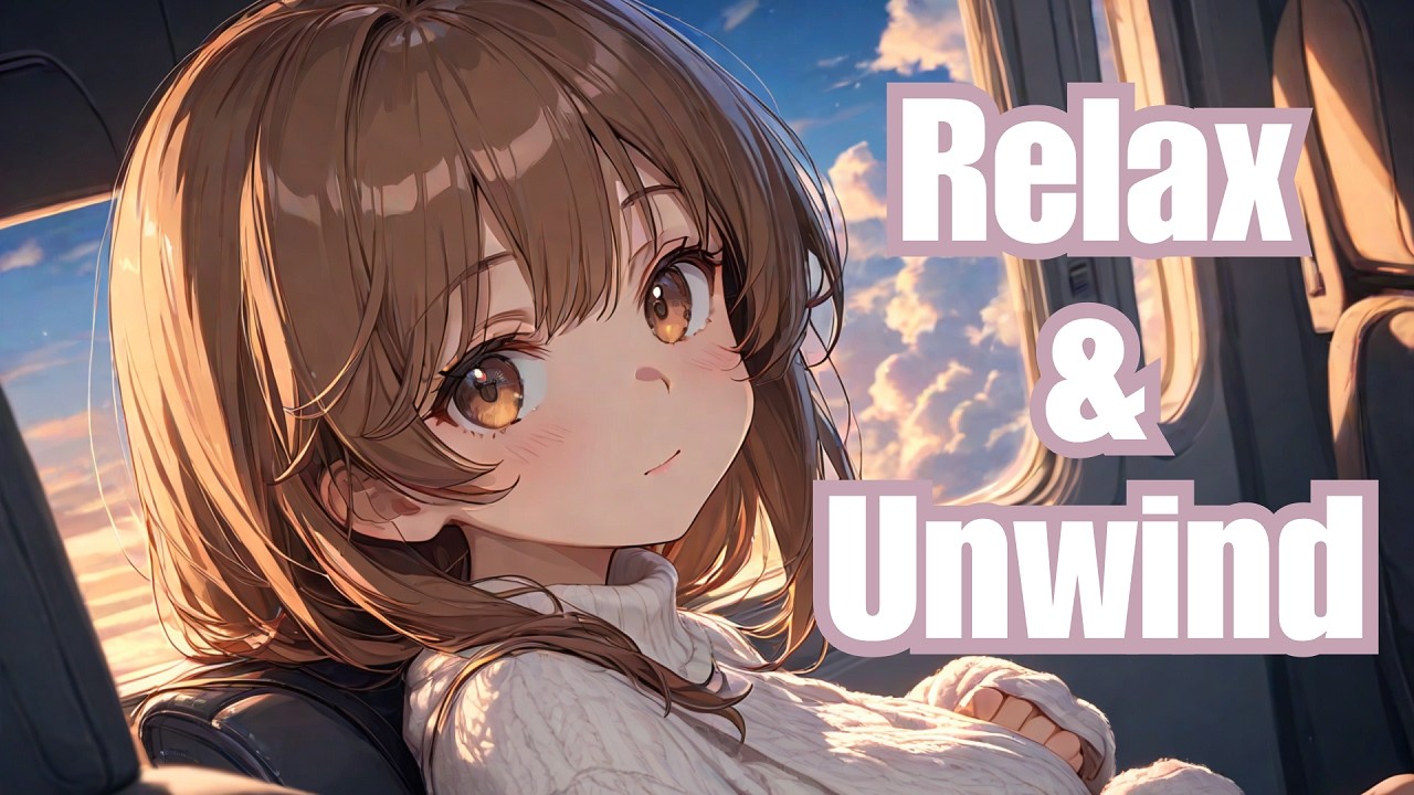 🛫In-Flight Relaxation: Chill Lo-Fi Jazz for Evening to Morning Flights☕ ...