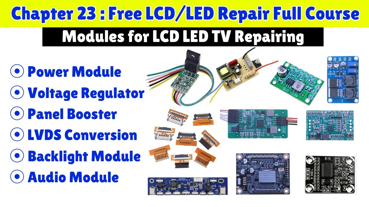📢 Useful Modules for LCD LED TV Repairing | Free LCD LED TV Repairing ...