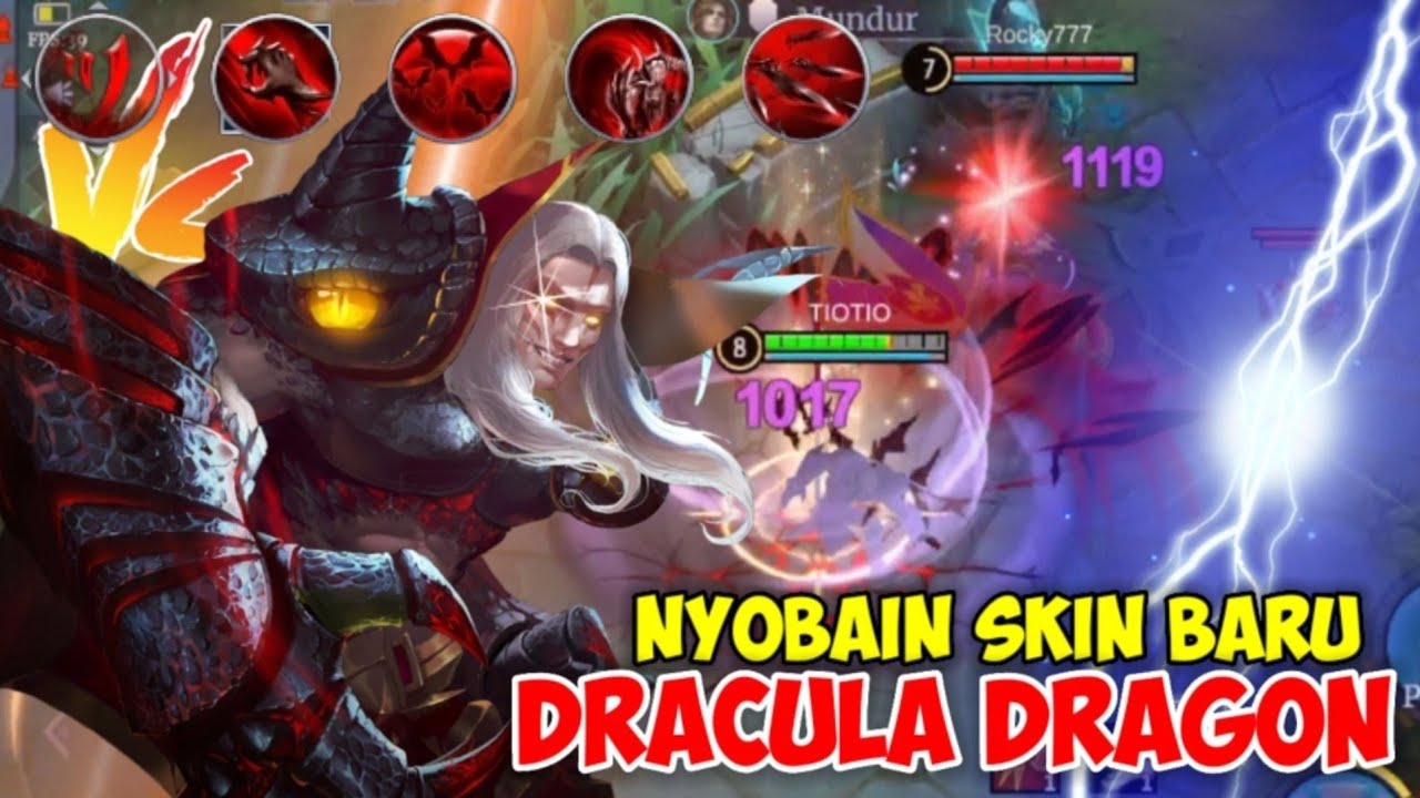 Dapat skin baru langsung coba! Dracula Scarlet Dragon Moba Legend Of ...