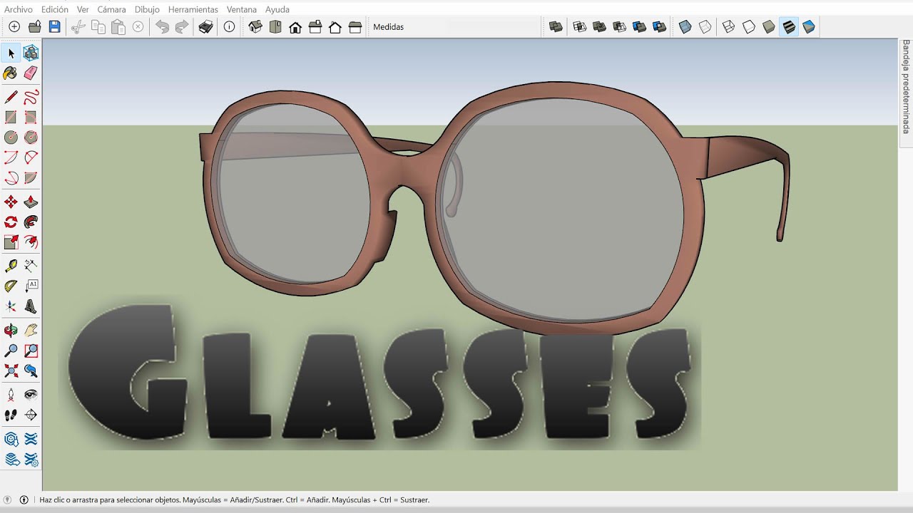 Glasses - Gafas - Sketchup - YouTube