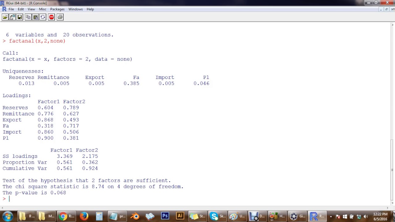 R Tutorial Factor Analysis - YouTube