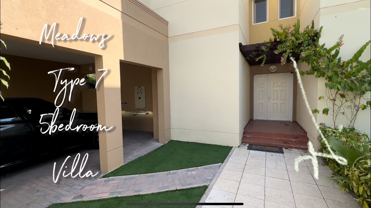 Video Tour of 5 bedroom Villa (Type 7) in Meadows, Dubai UAE - YouTube
