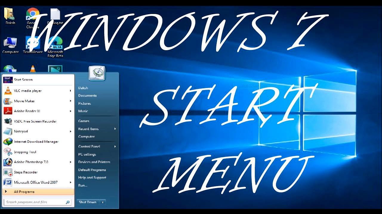 Get the Best of Both Worlds: How to Bring Back Windows 7 Start Menu on ...