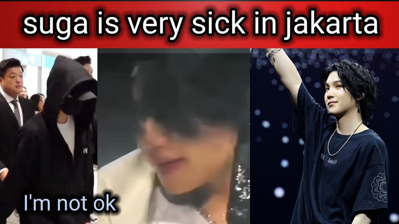 suga is very sick in jakarta 🥲 Suga খুবই অসুস্থ্য 😭 - YouTube