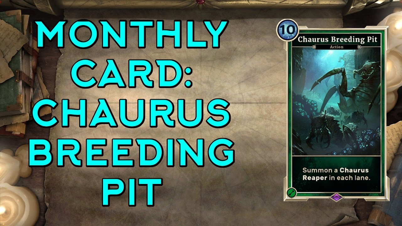 Monthly Card: Chaurus Breeding Pit - YouTube