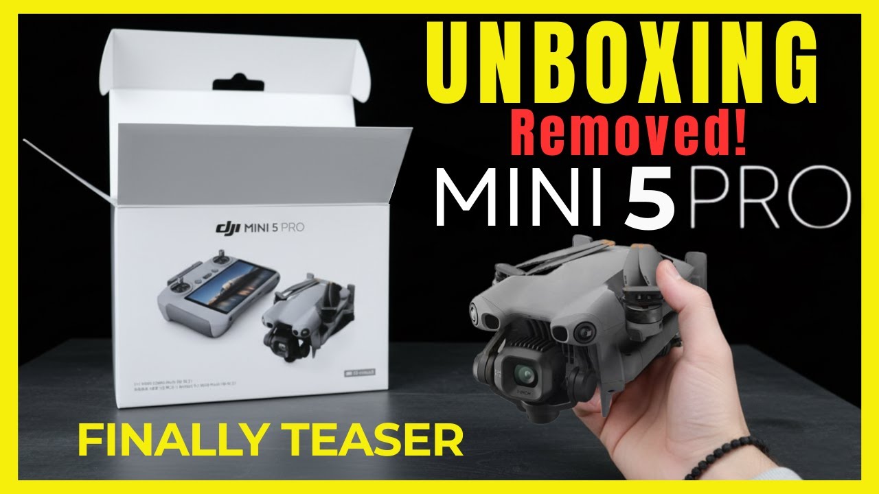 DJI Mini 5 Pro: Official Teaser, Unboxing Removed, New Leaks & Price ...