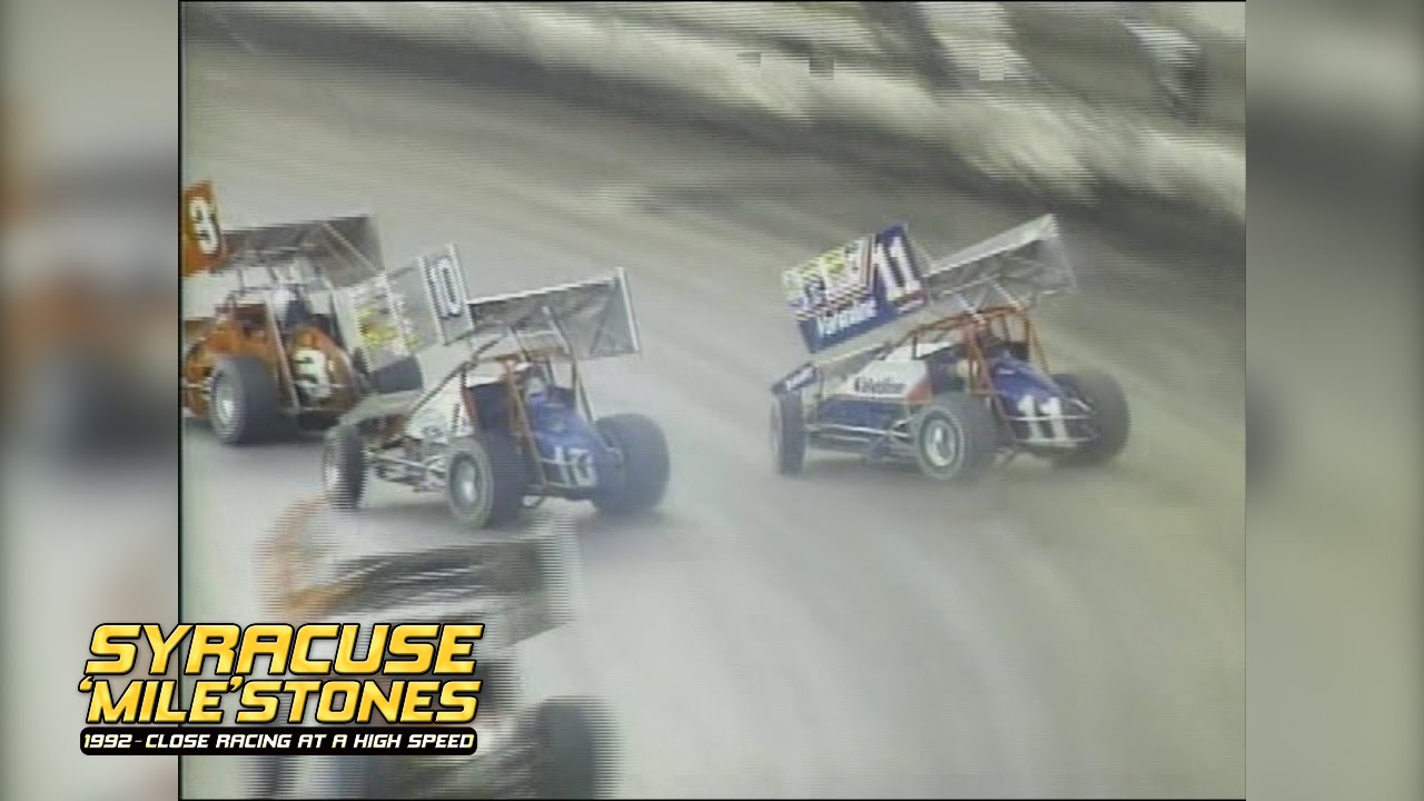Syracuse ‘Mile’stones: 1992 | “Close Racing at a High Speed” - YouTube