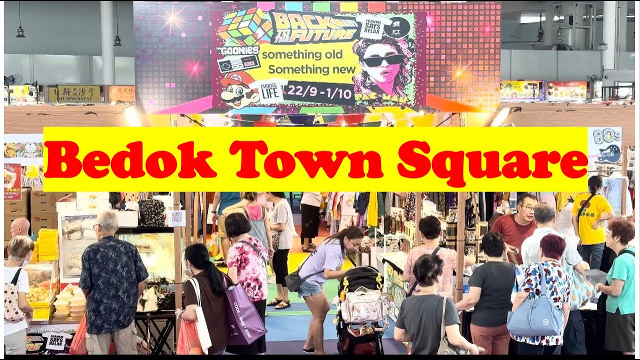 Bedok Town Square Bazaar Back to Future - Spend time with family from ...
