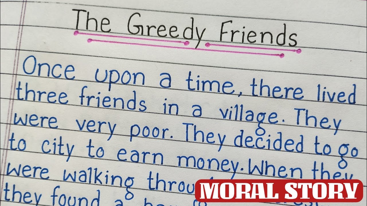 Story : The Greedy Friends in English || Short Story in English ...