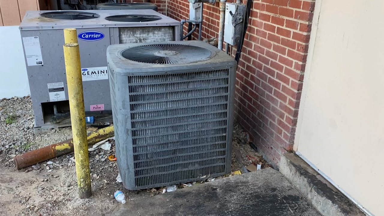 2008 Goodman GSC13 air conditioner running (and a 2011 Carrier Gemini ...