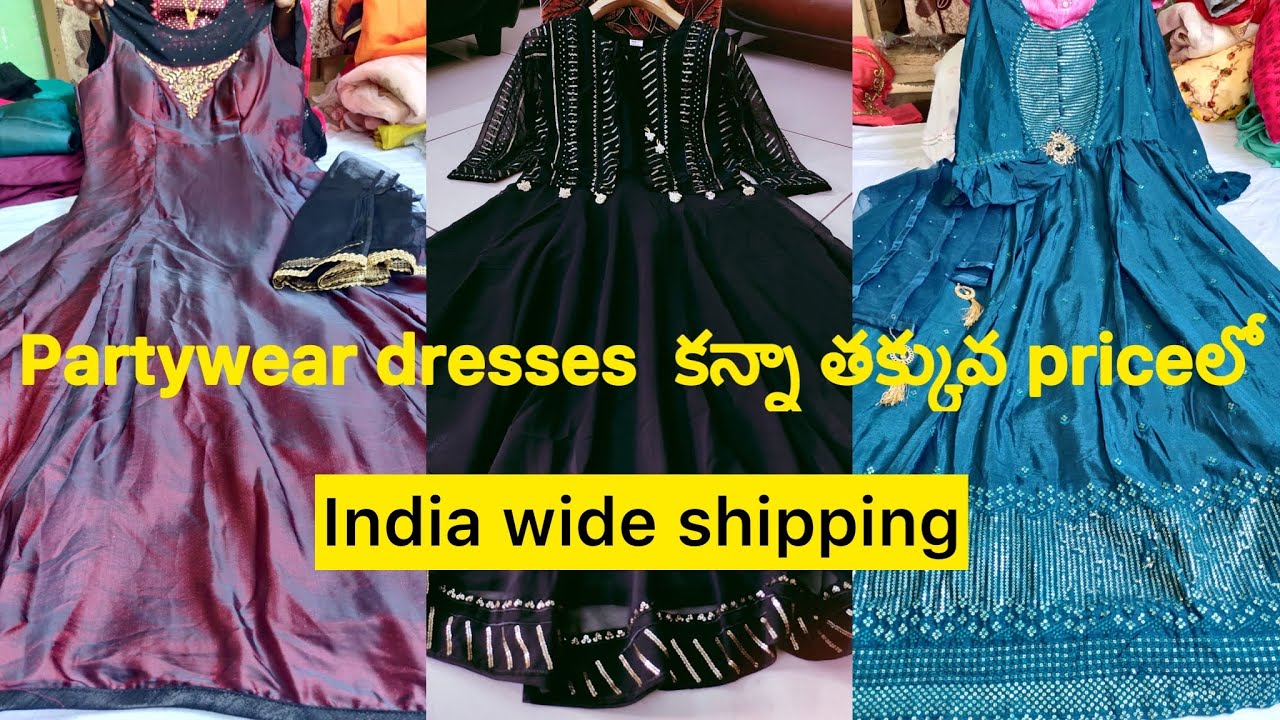 Exclusive Partywear Collection|Designer Readymade dresses|Wholesale ...