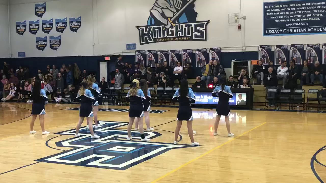 LCA VARSITY CHEER. JANUARY 18, 2019 - YouTube