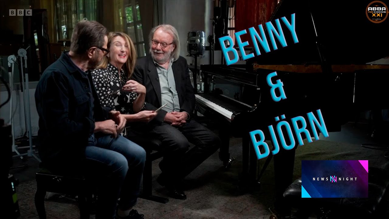 Benny and Björn at the BBC NEWS N NIGHT - YouTube