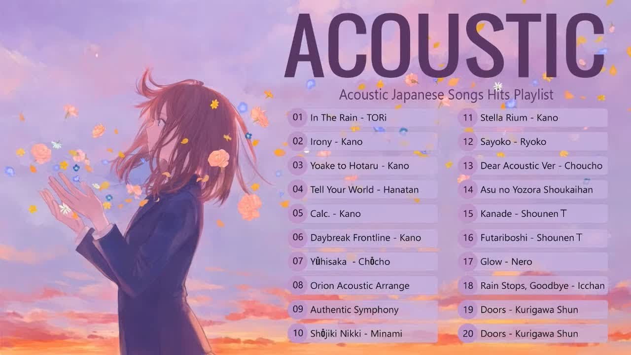 Acoustic Japanese Songs | Acoustic Japanese Best Songs Hits Playlist ...