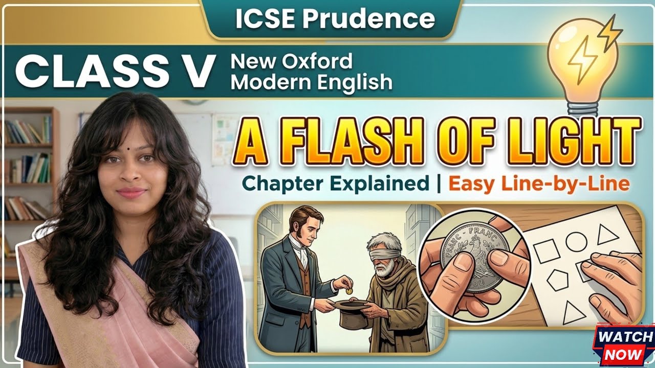 A Flash of Light Summary Line by Line Explanation in English Question ...