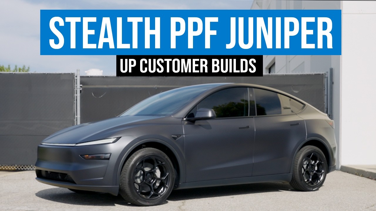 XPEL STEALTH PPF Model Y with 19" UP-05 Forged Wheels | UP Customer ...