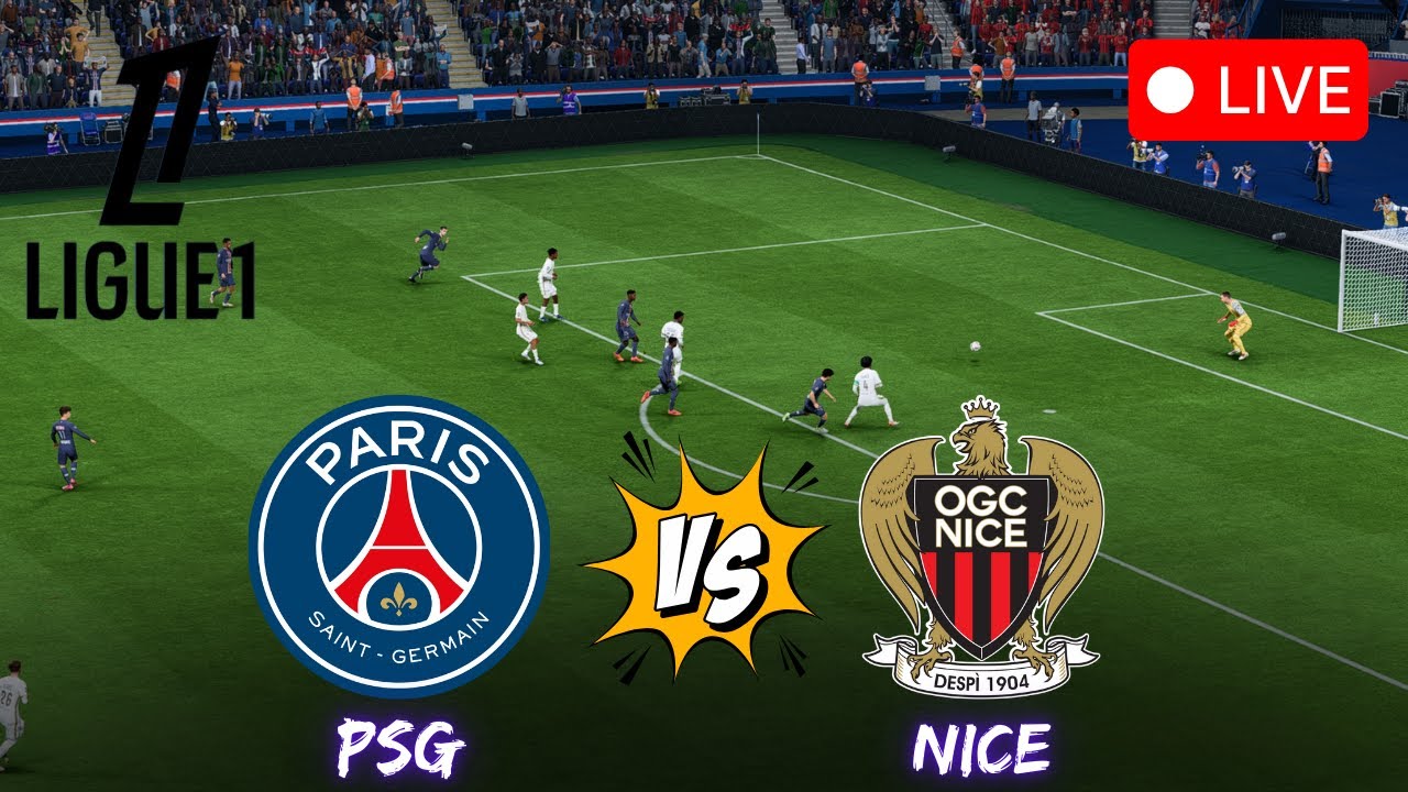 🔴PSG VS NICE EN DIRECT | PSG vs Nice LIVE Today | Ligue 1 | Full Match Streaming - YouTube