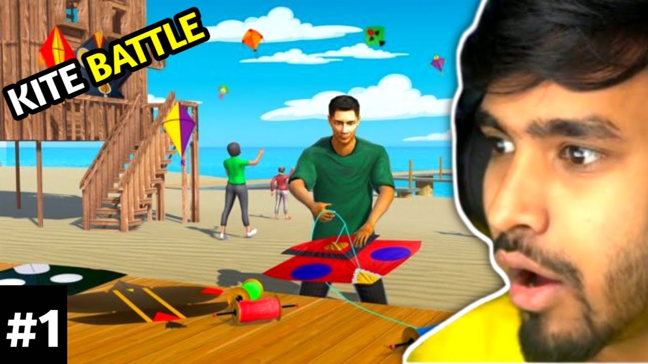 KITE FLYING IN HYDRABAD || BATTLE KITE 3D - YouTube
