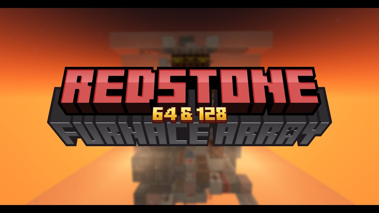 Best Redstone furnace array 64-128 | items or full shulker EN/FR ...