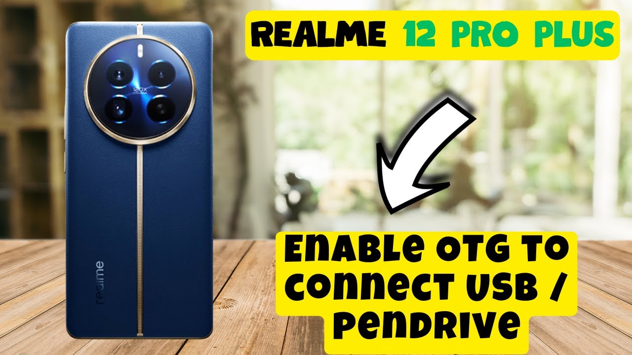 Enable OTG to connect USB / pendrive Realme 12 Pro Plus || USB Pendrive settings || OTG settings ...